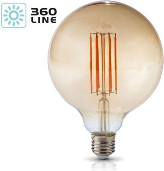 Kobi Flame Globe LED E27 - 7W (60W) - Warm Wit Licht - Niet Dimbaar | bol