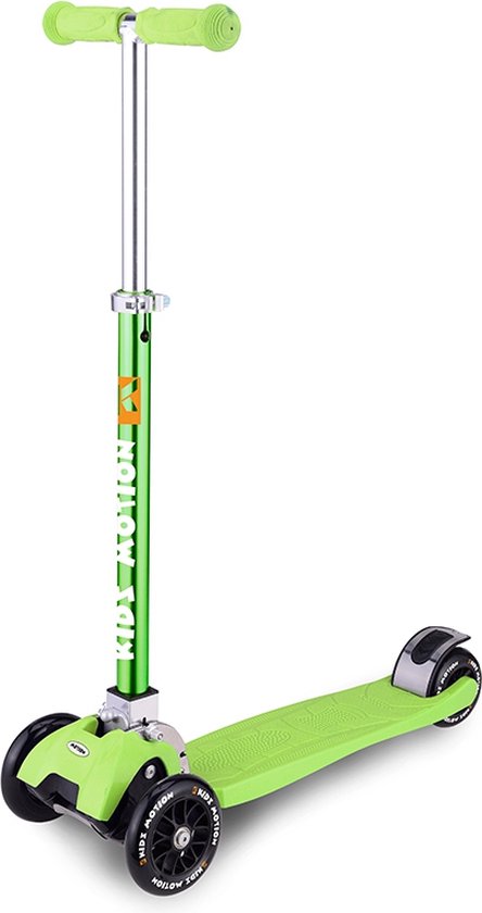 Kidz Motion - Kinderstep Step / Scooter - Groen - Opvouwbaar - 3 wielen ...