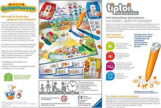tiptoi® spel Tijd voor de boodschappen - Ravensburger - Leersysteem | bol.com