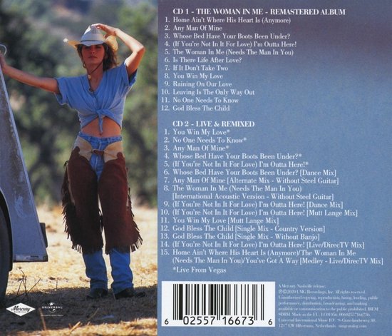 Shania Twain - The Woman In Me (CD) (Diamond Edition), Shania Twain | CD (album) | Muziek | bol.com