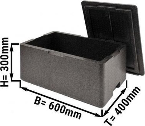 Thermobox GN 1/1 - 45,4 Liter Thermobox | Isolatiebox | Piepschuim box ...