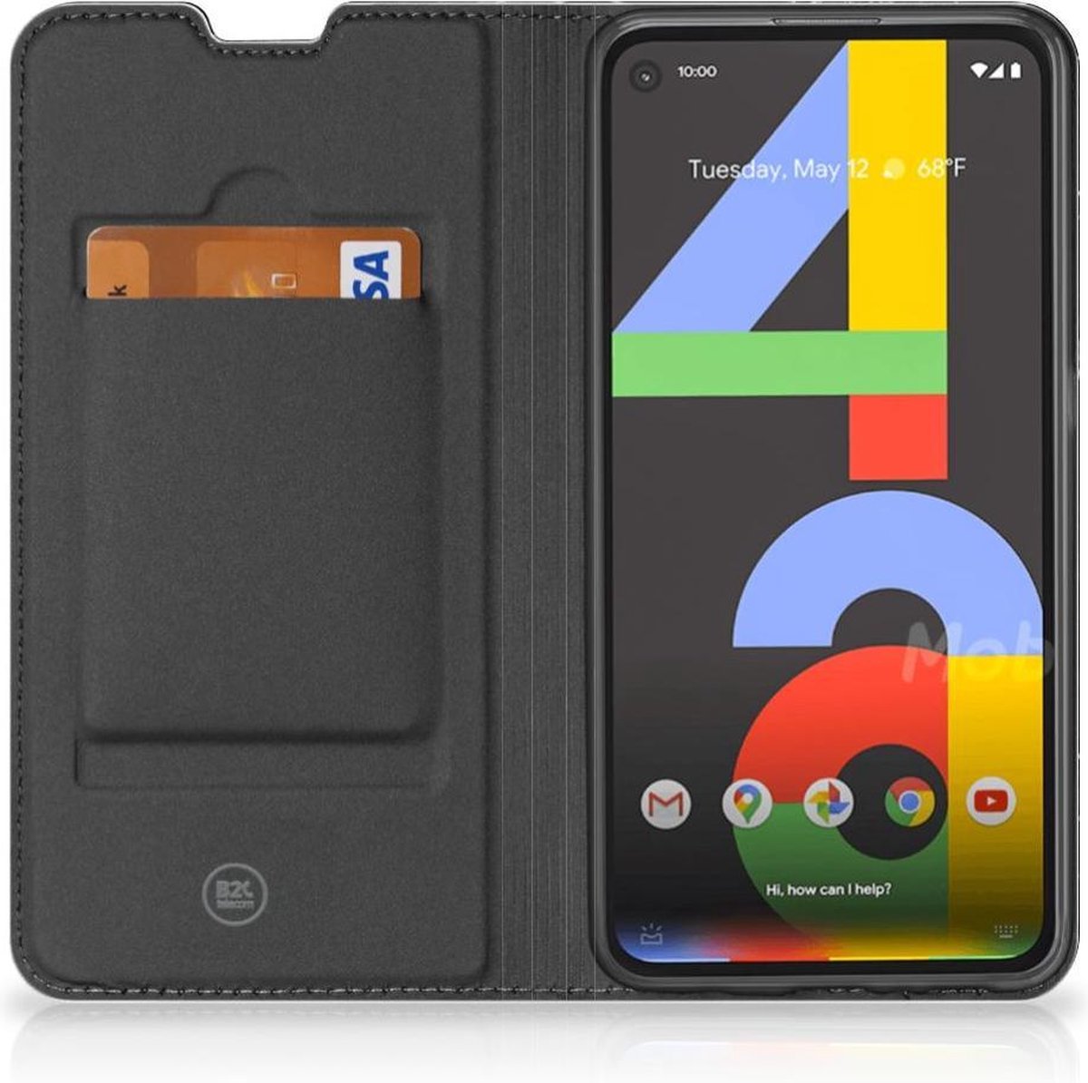 Wallet Book Case Vaderdag Cadeau Google Pixel 4a Telefoonhoesje Marmer ...