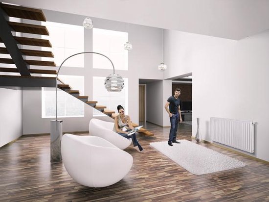 Radson paneelradiator E.FLOW, staal, wit, (hxlxd) 500x1050x69mm, 21 | bol