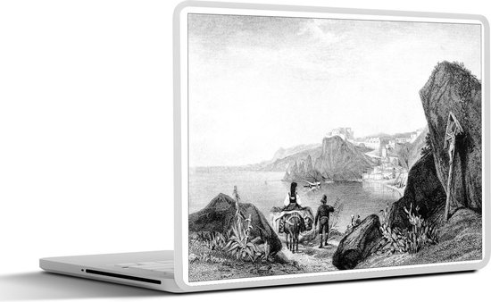 Laptop sticker - 14 inch - Een vintage tekening van Scylla | bol.com