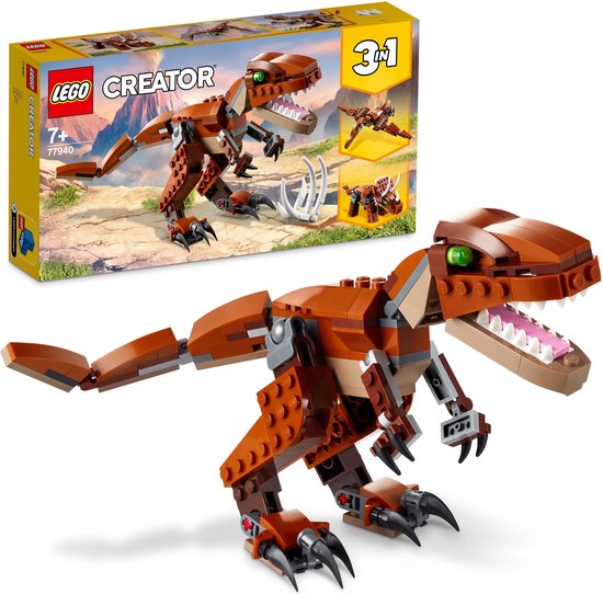 LEGO Creator 3-in-1 Mighty Dinosaurs - 77940 | bol