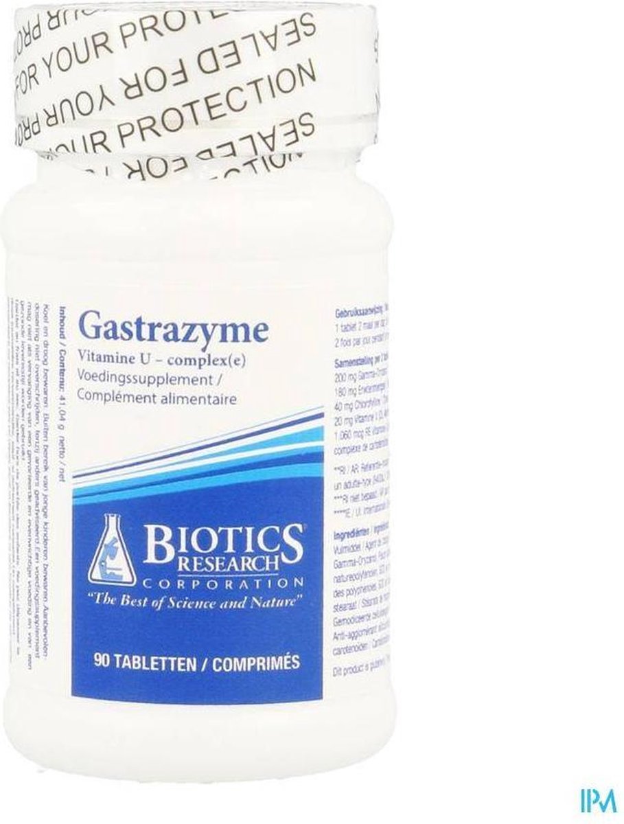 Biotics Gastrazyme Vit U | bol.com