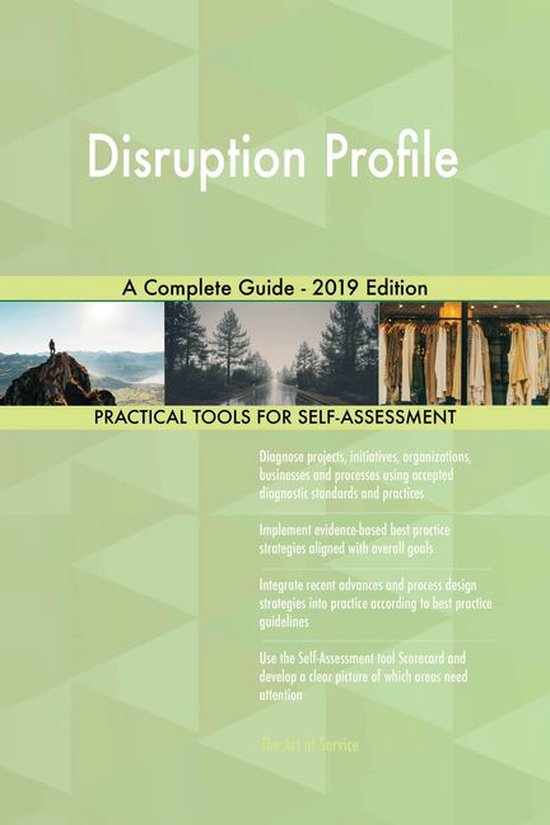 Disruption Profile A Complete Guide - 2019 Edition (ebook), Gerardus ...