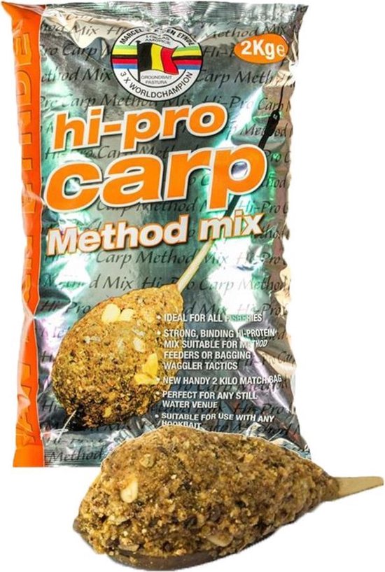 van den Eynde Hi Pro Carp Method Mix - 2 kg - Beige | bol