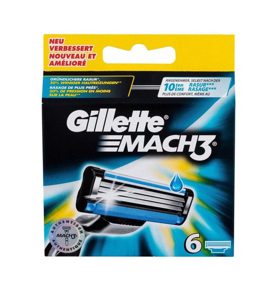Gillette Mach3 - Scheermesjes - Geschikt voor mannen - 6 stuks | bol