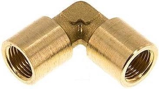 G 1 1/2'' Messing L-Fitting 90graden 16 Bar - FL2E-F-B-112G | bol