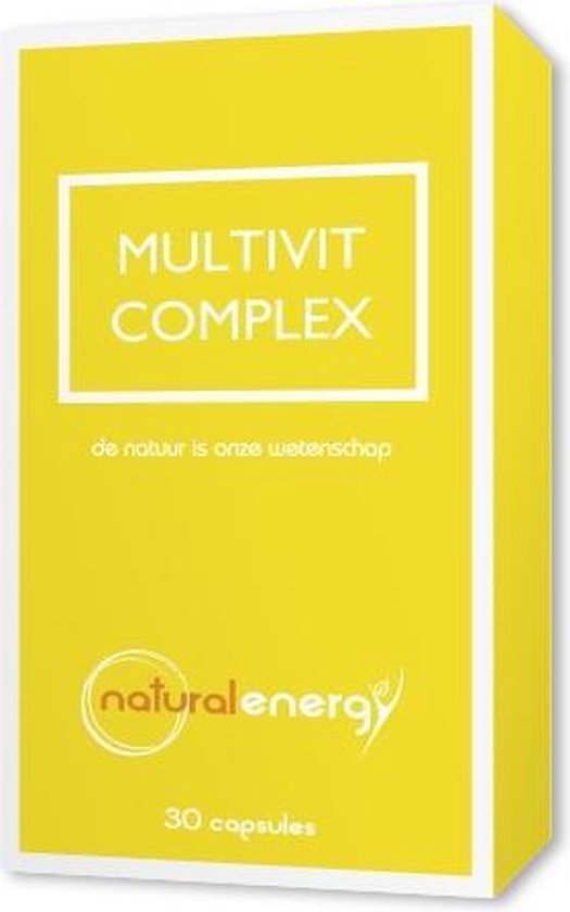 Natural Energy Vitaminen Multivit Complex Capsules 30capsules | bol.com