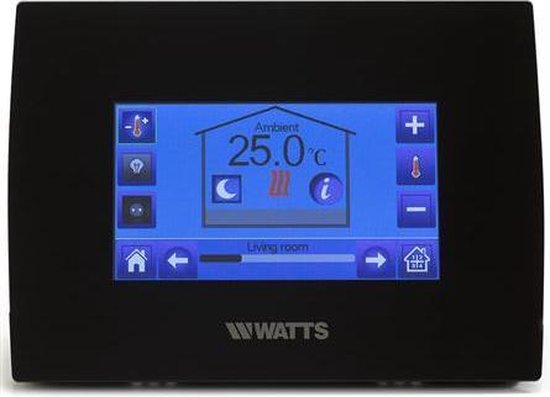 Watts Vision centrale touchscreen unit RF 868 MHz m. individuele tijd programmering m.... | bol