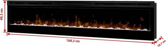 Dimplex Prism 74 - Elektrische sfeerhaard | bol