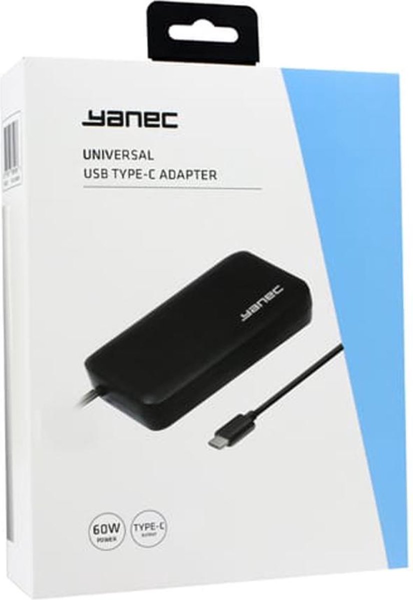 Yanec - Yanec Universeel Laptop Voeding Usb-c 60w | bol