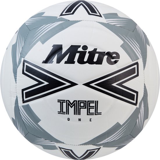 Mitre Impel One Football - White/Black/Grey - 5. | bol