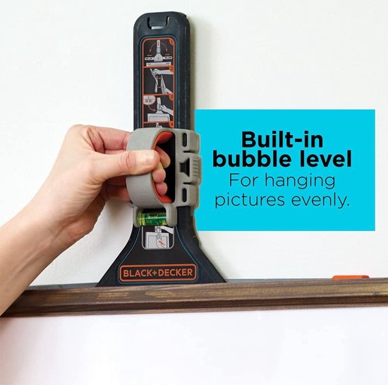 MarkIT Photo Hanging Tool Kit - Hangset voor fotolijsten met waterpas | bol