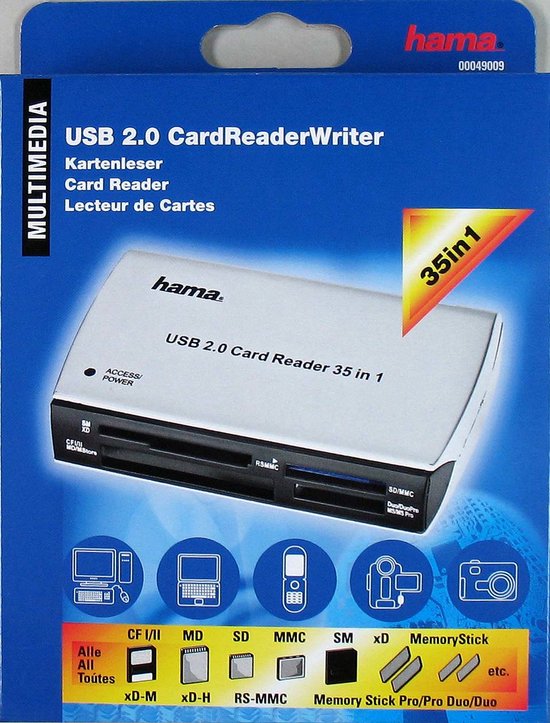 Hama Cardreader 65in1 | bol