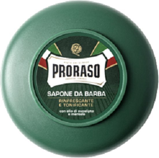 Proraso groen scheerzeep euca&menth - 4x75ml | bol