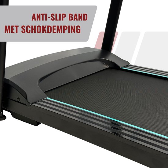 FitFirst® Runner - Inklapbare Loopband - Tot 12 km/u en 3% Hellingshoek - Anti-slip... | bol