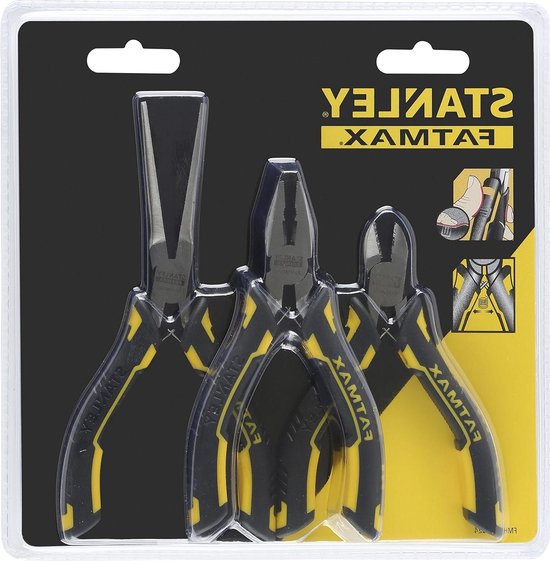 Mini Tang 3-delige set zwart - STANLEY FMHT0-80524 - stevig en duurzaam ...