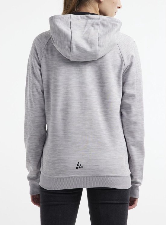 Craft Unify Jas Met Kap Dames - Lichtgrijs Gemeleerd | Maat: M | bol