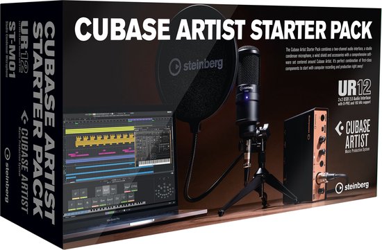Steinberg Cubase Artist Starter Pack UR12B, Mic + Cubase Artist - USB ...