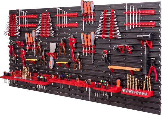 Wall Shelf Storage System 158 x 78 cm - Stacking Box Cabinet for Extra ...