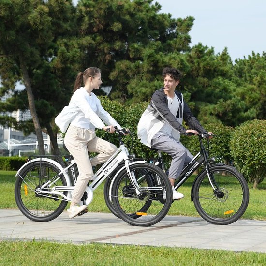 EVERCROSS Elektrische fiets - E-BIKE - 26 inch - 250W - Tot 35-70 km ...