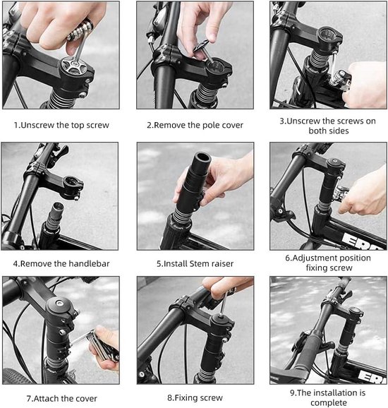 Stuurpen Extender Fietsstuur Raiser Adapter 28.6mm Vork Mountainbike ...