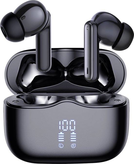 oTronica Draadloze Oordopjes - Active Noise Cancelling (ANC) oortjes ...