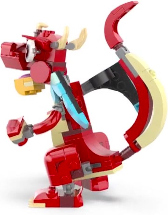LEGO Creator 3in1 Rode draak - 31145 | bol