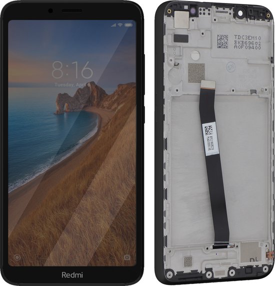 Xiaomi, Scherm + Kader voor Xiaomi Redmi 7A Origineel Service Pack ...