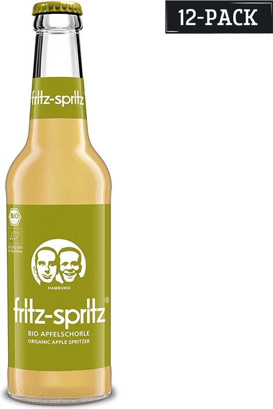 fritz-spritz bio-appel fles 33cl - 12-pack | bol