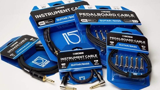Studio Grade Instrument Cable Right-angle Connectors 6-inch Length ...