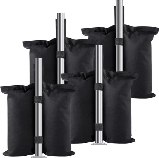 Vulbare zandzakken set van 4 paviljoengewichten 181 kg - pop-up tent ...