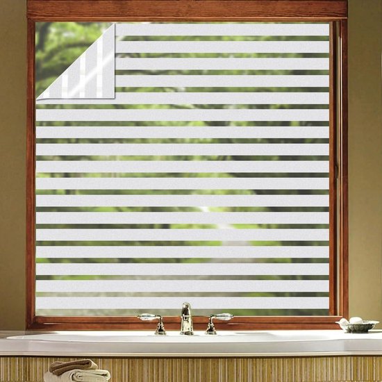 Matte zelfklevende privacy-raamfolie voor keuken woonkamer kantoor - 90 ...