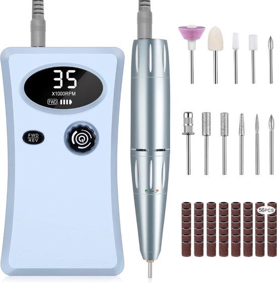 Professionele Nagelvijl voor Acryl, Gel en Natuurlijke Nagels - 35000 ...