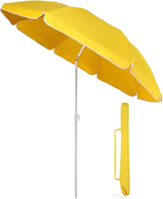 160-cm parasol strandscherm met beschermhoes - balkon tuin terras ...