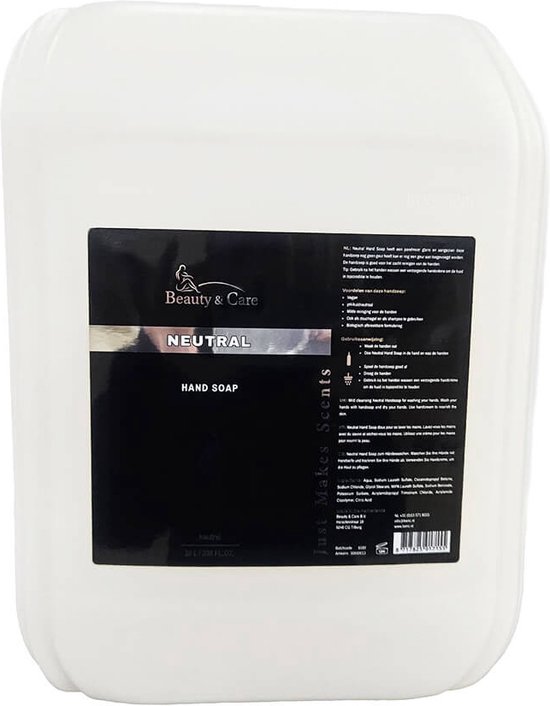 Beauty & Care - Neutrale handzeep 10 liter - 10 L. new | bol