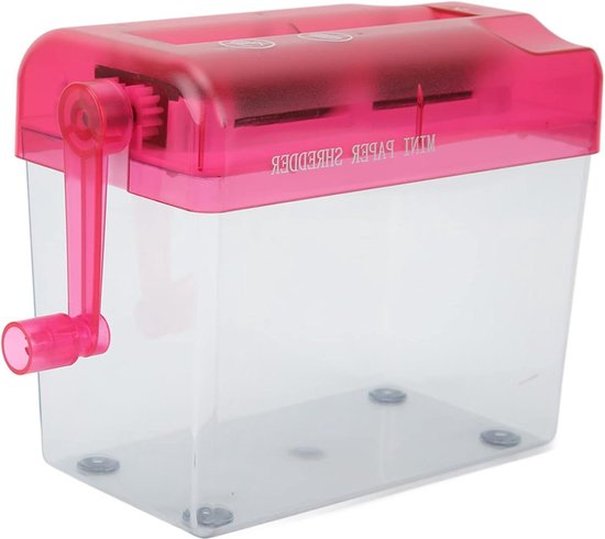 Handmatige mini-papierversnipperaar - anti-slip design - volledig ...