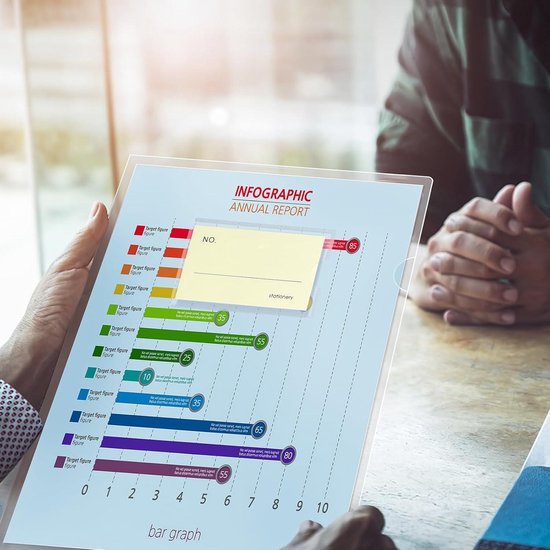 Cut Flush Folder - Clear Plastic - A4 Size - Open Top & Side - Sheet ...