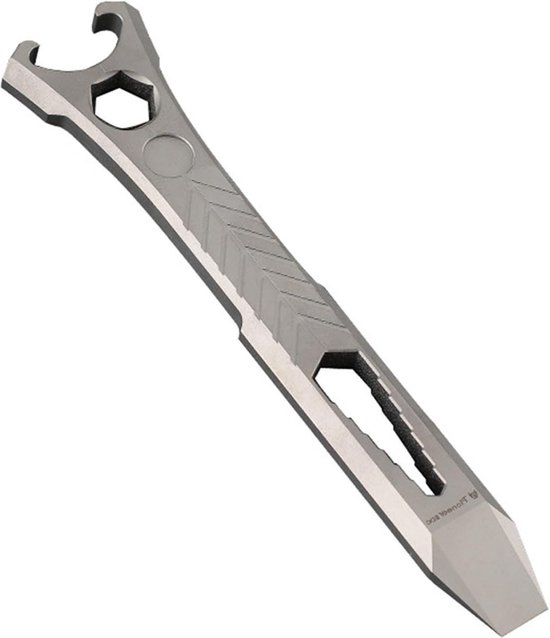 EDC Pry Bar Multi Tool - Titanium Flesopener Wrench Compact Size ...