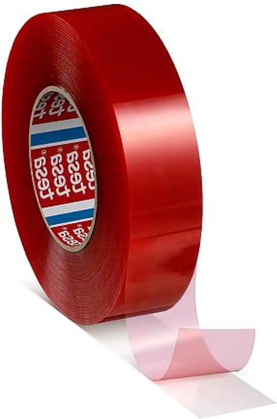 Sterk hechtend dubbelzijdig plakband montagetape - transparant - 50 m lengte -... | bol