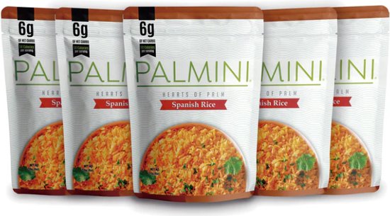 Palmini | Hearts Of Palm | Spanish Rice | 5 stuks | 5 x 226 g | bol