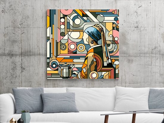 Abstract vermeer schilderij | Vermeer's verbeelding: een abstracte dans ...