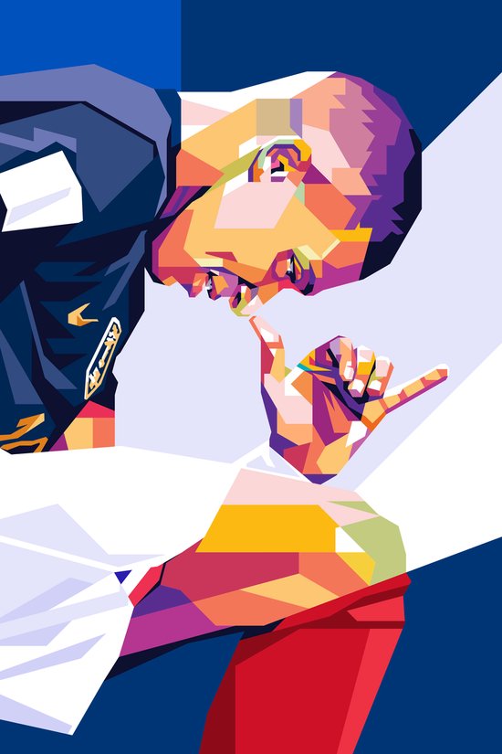 Kylian Mbappe Poster | Frankrijk Poster | Frans Elftal Poster ...