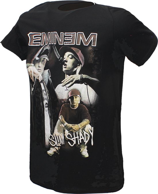 Eminem Slim Shady Marshall Mathers Collage T-Shirt - Officiële ...