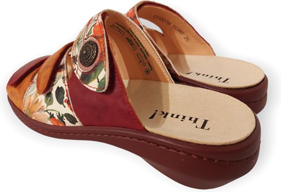 Think! Slipper Camilla 3-000078-5080 Cherry Combi | bol
