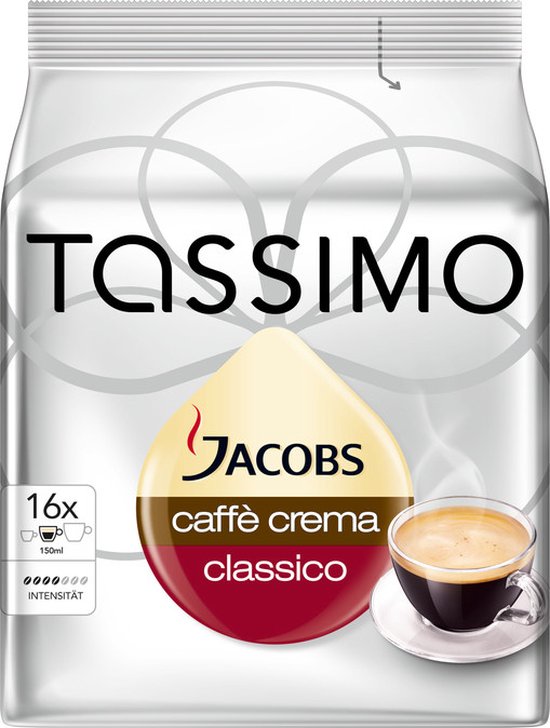 Jacobs Caffe Crema Classico -16 capsules T-Disc | bol