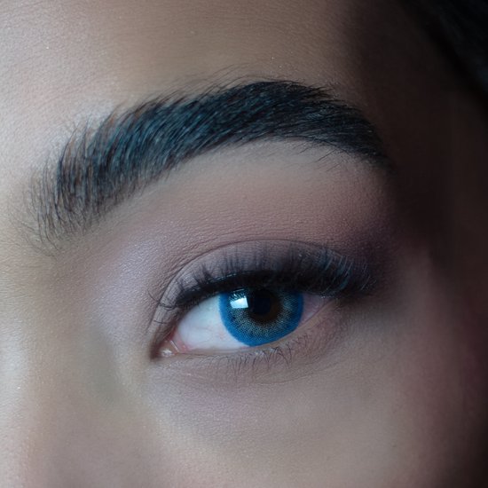 Wildcat blue | -2.50 | Realistische Kleurlenzen | Jaarlenzen | Blauw ...